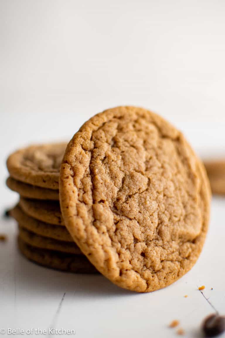 The Best Chewy Coffee Cookies Recipe - Belle of the Kitchen