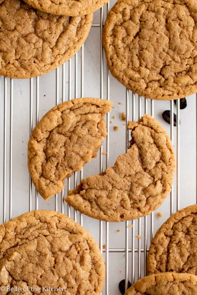 The Best Chewy Coffee Cookies Recipe - Belle of the Kitchen