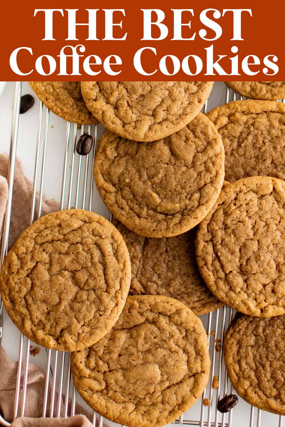 The Best Chewy Coffee Cookies Recipe - Belle of the Kitchen