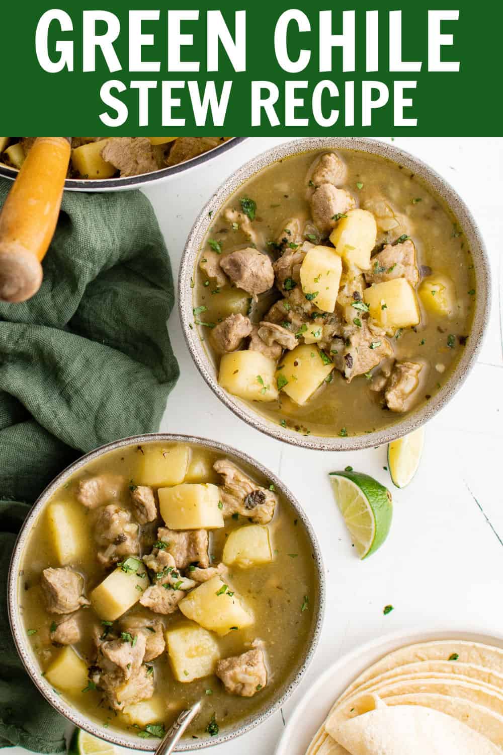 Green Chile Stew Recipe - Belle of the Kitchen