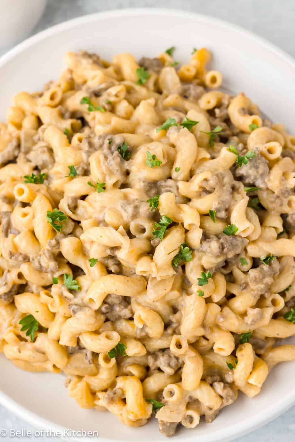 Cheeseburger Macaroni Recipe - Belle of the Kitchen