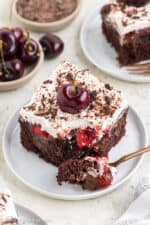 Easy Cherry Chocolate Cake - Belle of the Kitchen