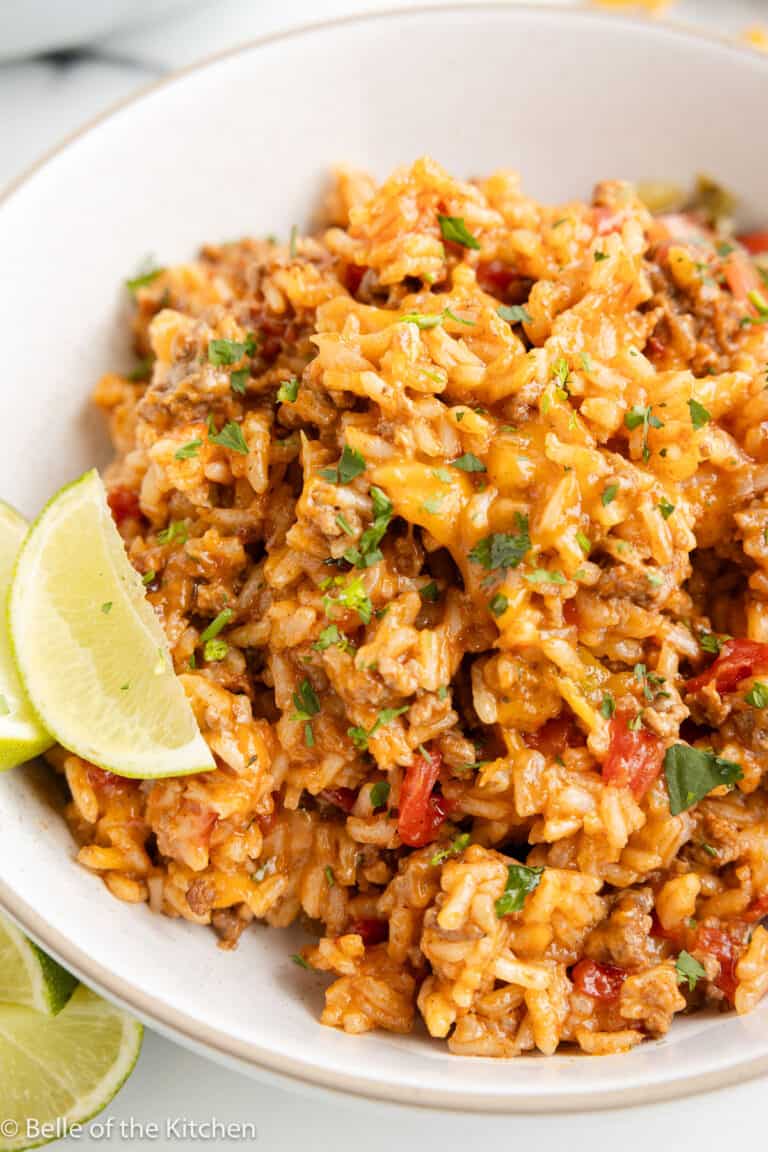 Mexican Beef and Rice Skillet - Belle of the Kitchen