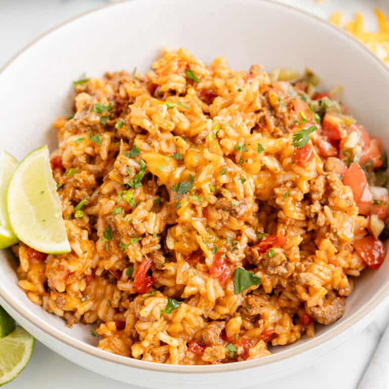 Mexican Beef and Rice Skillet - Belle of the Kitchen