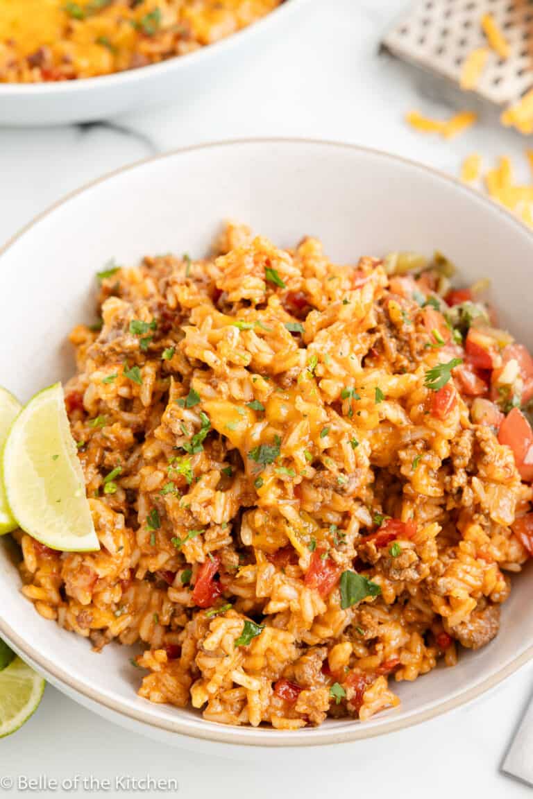 Mexican Beef and Rice Skillet - Belle of the Kitchen