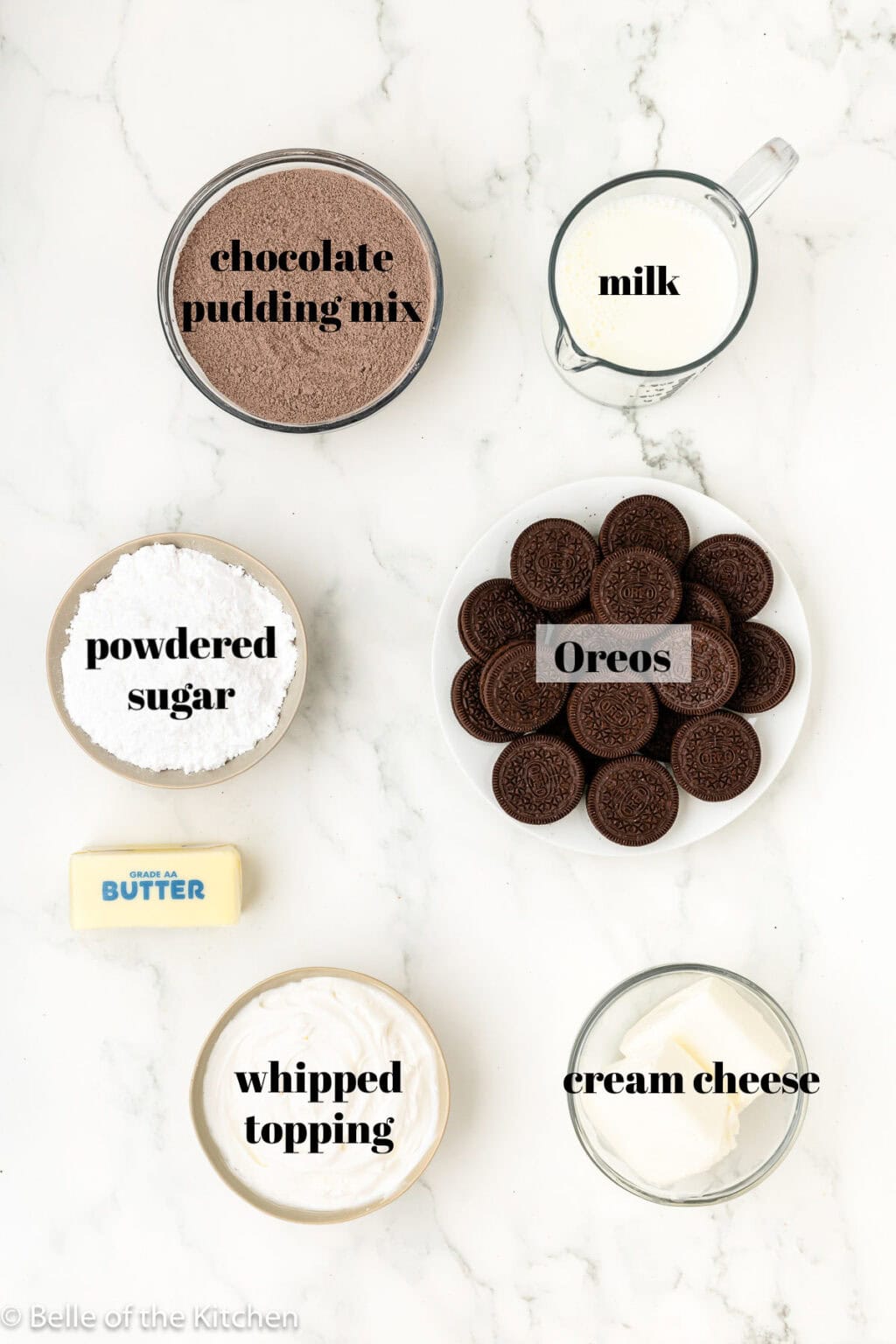 Easy No Bake Oreo Dessert Recipe - Belle of the Kitchen