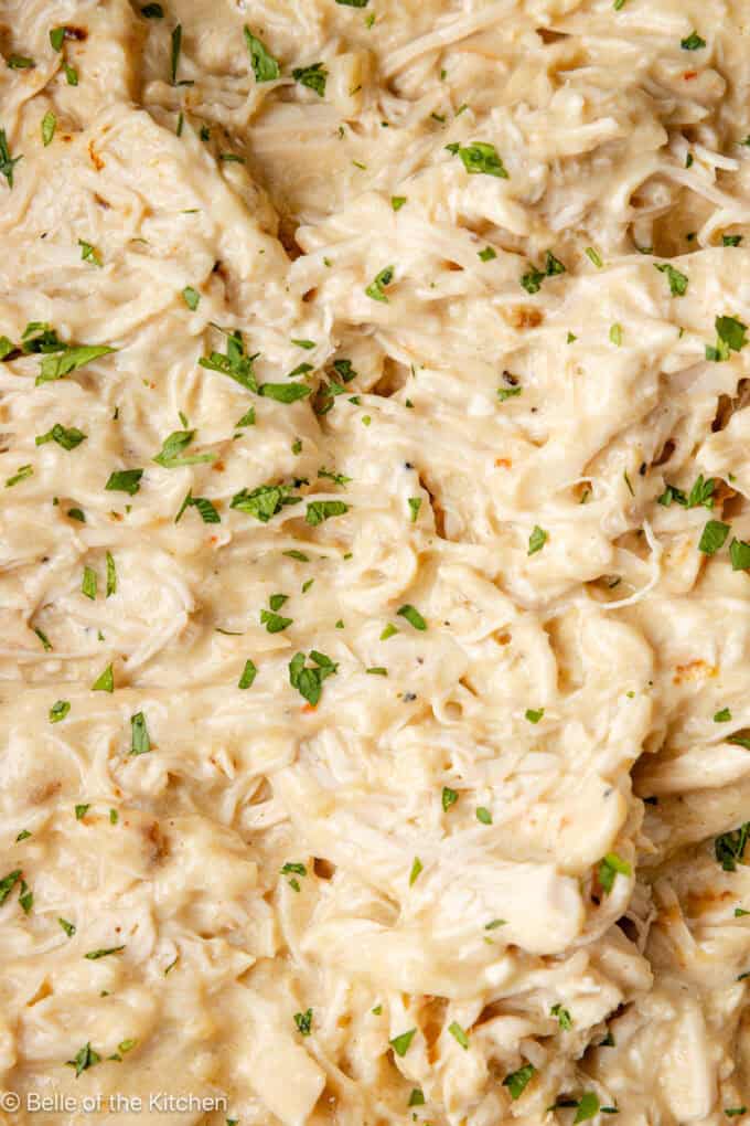 Easy Crockpot Angel Chicken Recipe - Belle of the Kitchen