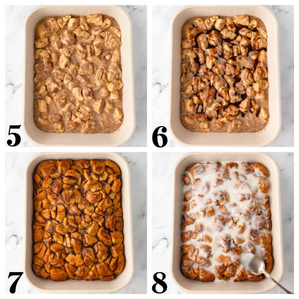 Easy Cinnamon Roll Casserole Recipe - Belle of the Kitchen