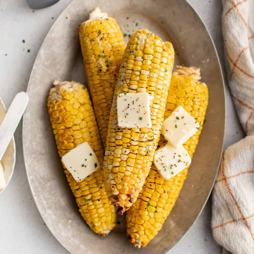 The Best Air Fryer Corn on the Cob - Belle of the Kitchen