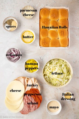 Easy Italian Sliders Recipe - Belle of the Kitchen